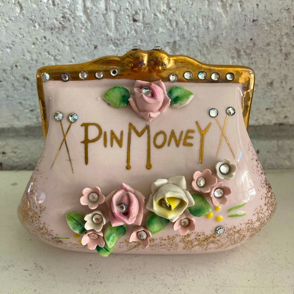 Lefton | Accents | Vintage Lefton China Pin Money Bank | Poshmark